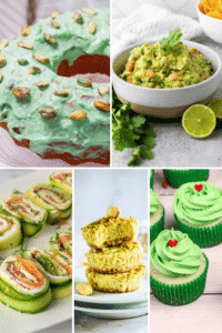 Green Snacks for Color Party - Party Time Snacks